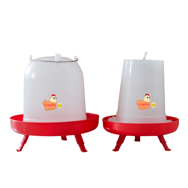 4L 8L Hanging Chicken Drinkers with Legs Plastic 3kg 5kg 8kg Poultry ...