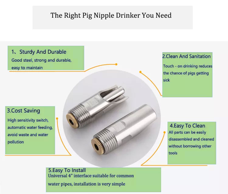 Automatic Duck-billed Type Pig Drinker Water Nipple For Pigs Livestock ... Automatic Duck-billed Type Pig Drinker Water Nipple For Pigs Livestock ...